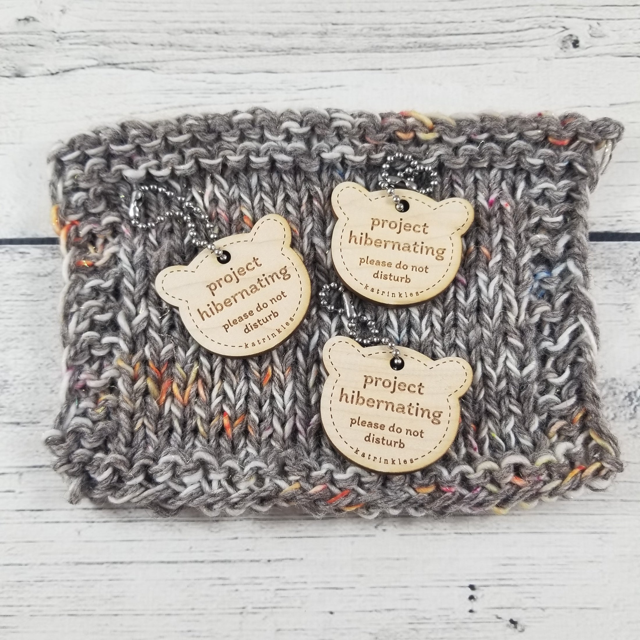 Project Hibernating Bear Bag Tags - Card of 3 – Katrinkles - retail