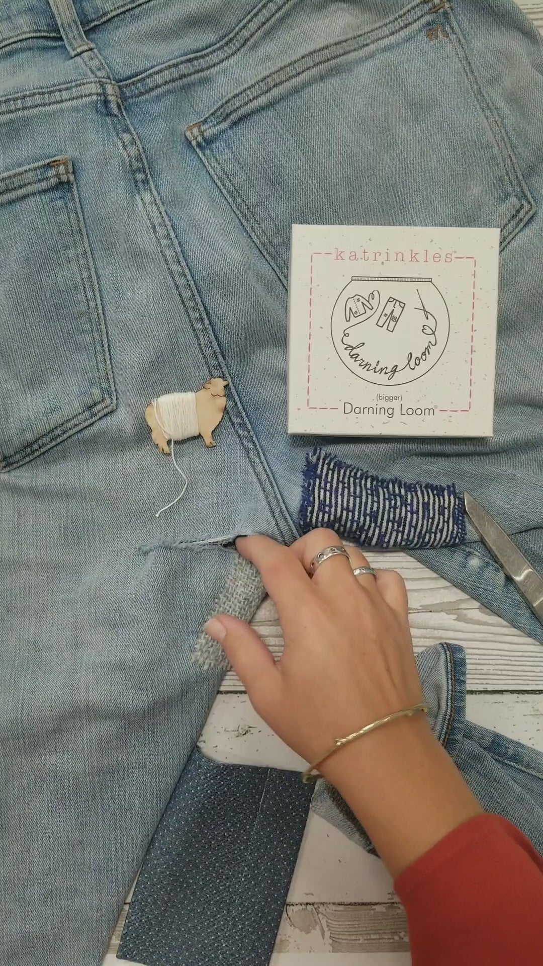 Darning Looms - Mending Kits for Knitting - Katrinkles – Katrinkles ...