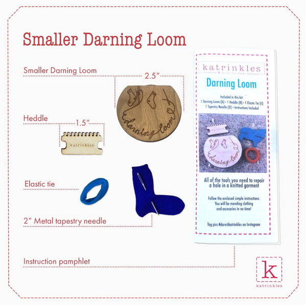 Darning Looms - Mending Kits for Knitting - Katrinkles – Katrinkles ...
